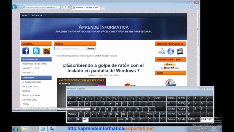 ᐈ Guía completa: Aprende a hacer una captura de pantalla en Windows 7 | Requisitos PC